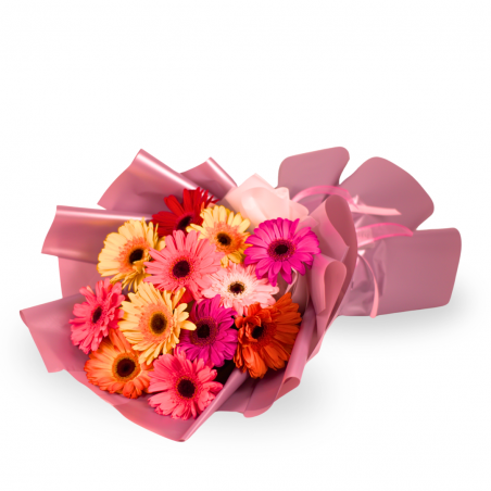 Beautiful Bouquet of 12 Gerberas Shipping to Lima and Callao